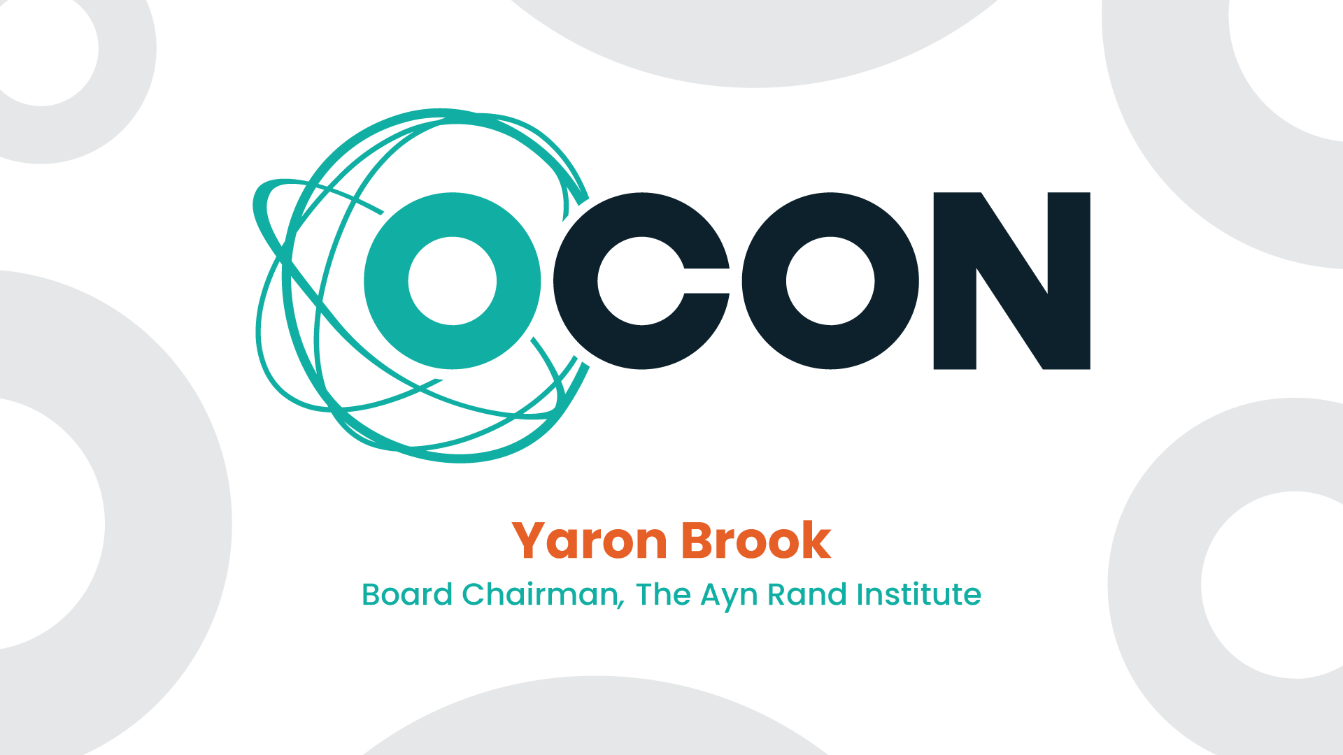 OCON 22 Video Landing Page - Yaron - The Ayn Rand Institute Events